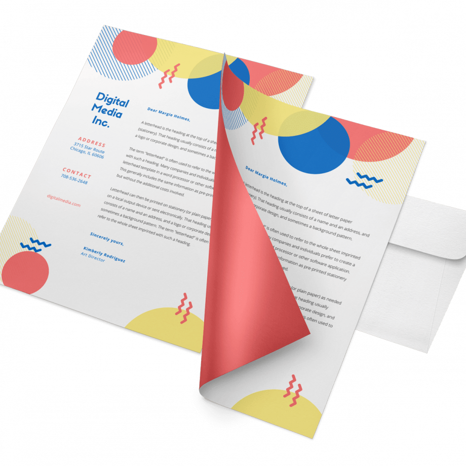 Letterhead - QuickDigitalPrints.com